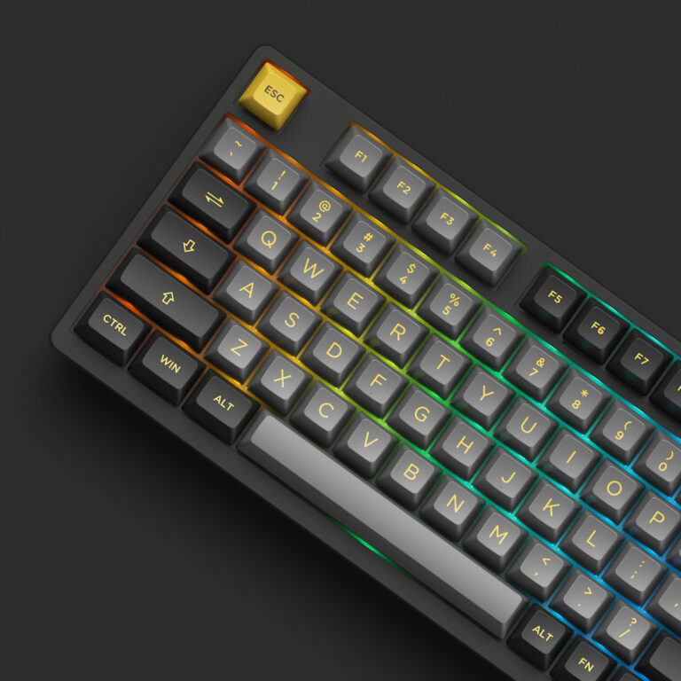 Bàn phím cơ AKKO 3098N Multi-modes Black Gold ( Hotswap / CS Jelly )