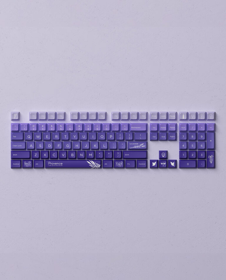 Bộ keycap AKKO - Provence (PBT Double-Shot / JDA profile / 127 nút)