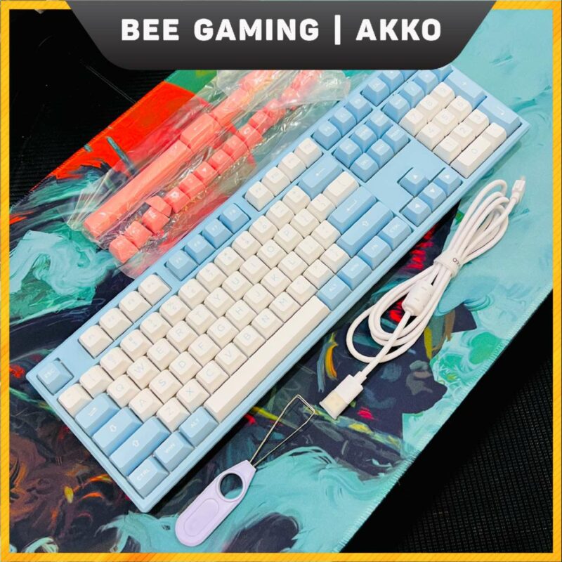 Bàn phím cơ AKKO MonsGeek MG108 Doll of Princess (RGB / AKKO sw v3)