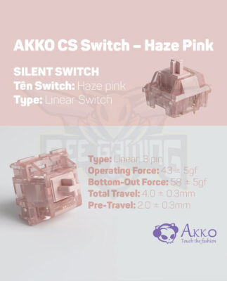Linear, Silent Switch - AKKO Gear - Touch The Fashion