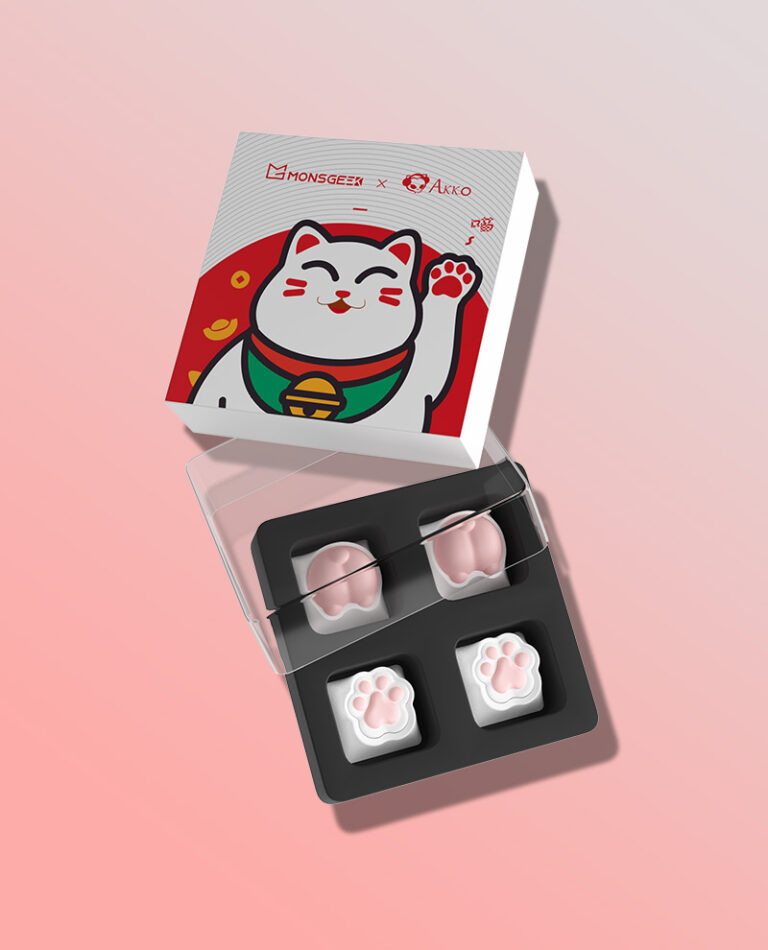 Bộ keycap AKKO - Cat Paws Artisan (Chất liệu PC / hộp 4 nút) - AKKO ...