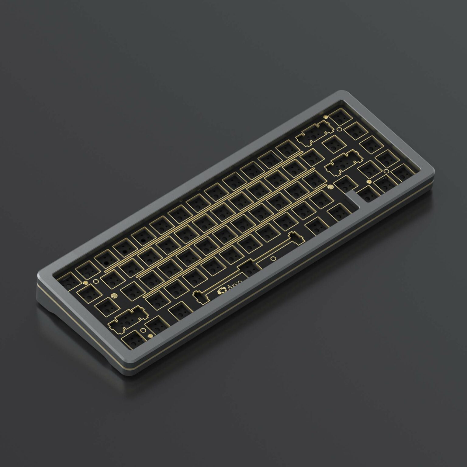 Kit bàn phím AKKO SPR67 – Gray (Full nhôm / Spring mount / Flex-cut ...